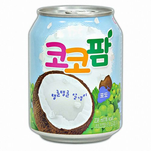 Haitai 코코팜포도캔 Nước Nho Dừa Lon 238ml Siêu Thị Hàng Tiêu Dùng Hàn Quốc Quang Minh